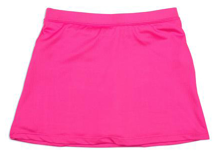 Girls pink tennis skort - mytenniskit.co.uk